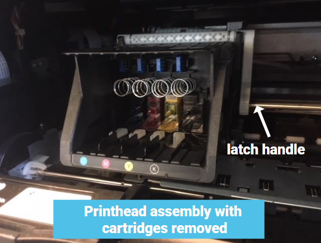How to fix a stuck printer cartridge