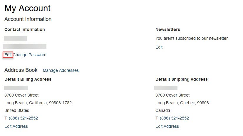How can I update my email address?
