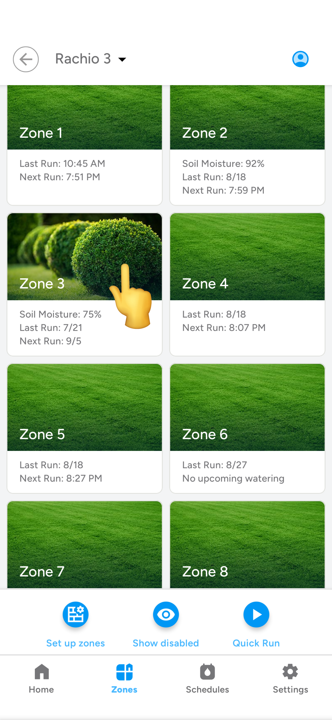 How can I edit my Advanced Zone Settings?