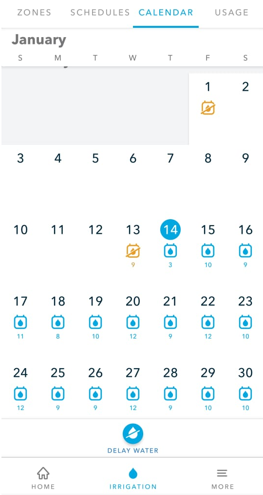 Water Delay and Manual Skip