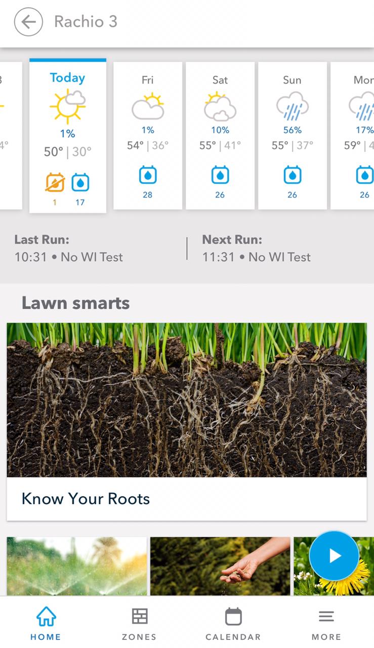 How do I manually water one or more zones? Quick Run overview