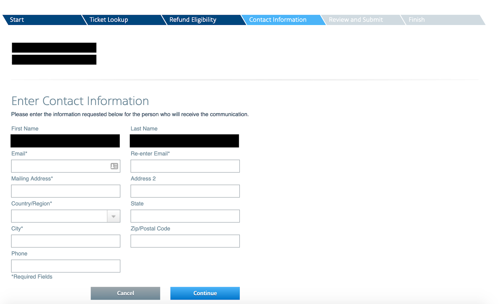 How to apply for a refund with American Airlines